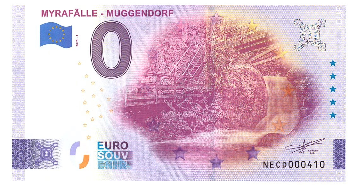 ANK.Nr.107 Myrafälle Muggendorf 0 Euro Schein 2025-1 | Österreich | 0 ...
