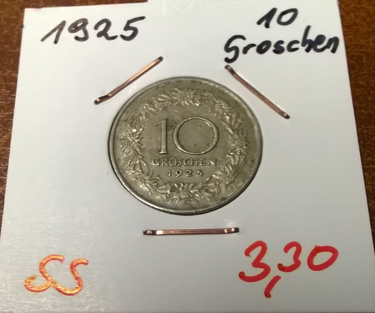 10 Groschen 1925 | 10 Groschen - 1.Rep. | Münzen 1. Republik ( 1918 ...