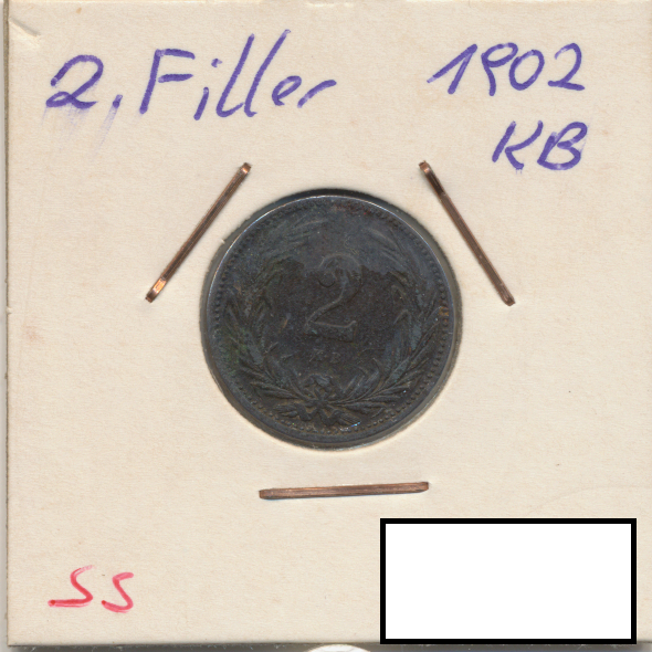 2 Filler 1902 KB | 2 Filler | Franz Joseph I. Ungarn ab 1892 | RDR ...