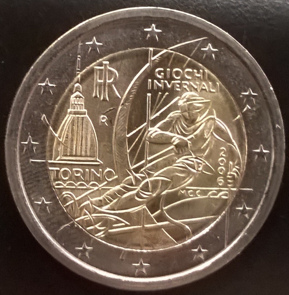 2 Euro Italien 2006 Olympiade Turin | 2 Euro 2006 | 2 Euro | Münzen Mayer