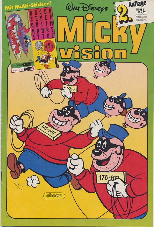 Mickyvision 2.Auflage Heft Nr. 1/1984 | Mickyvision 2.Auflage | Mickyvision | Comics,Bücher ...
