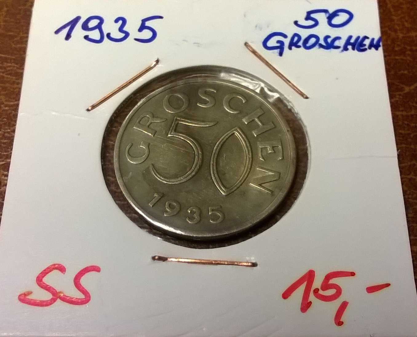 50 Groschen 1935 | 50 Groschen - 1.Rep. | Münzen 1. Republik ( 1918 ...