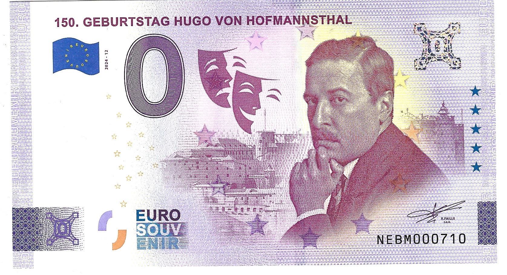 ANK.Nr.101 150 Geb,Hugo von Hofmannstahl 0 Euro Schein 2024-12 ...