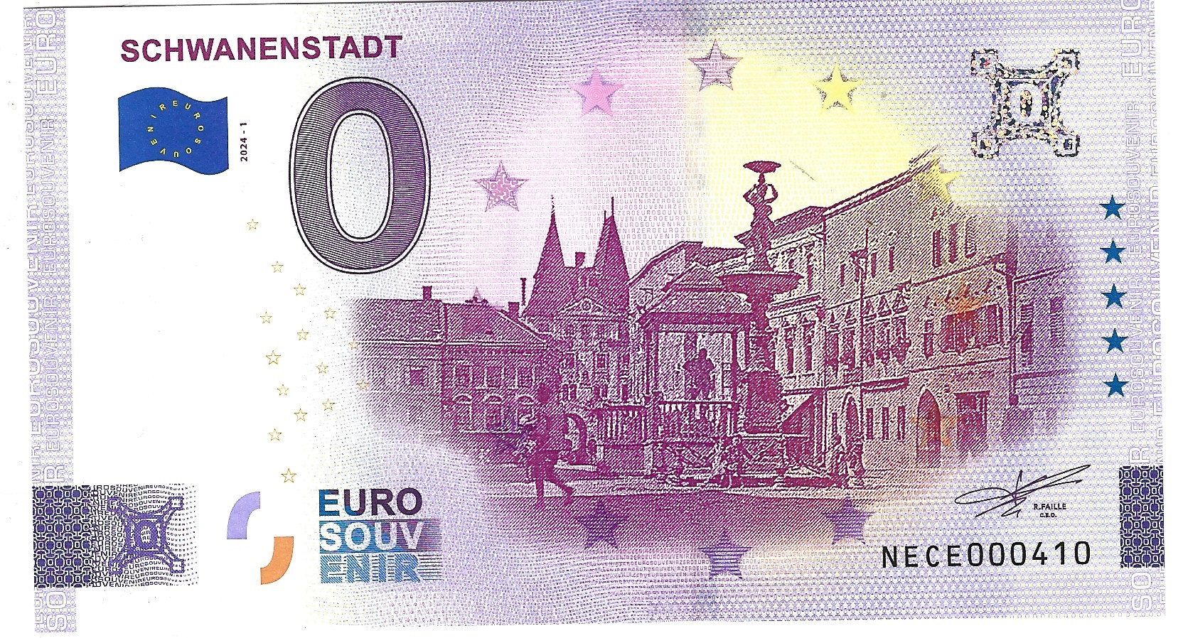 ANK.Nr. 99 Schwanenstadt 0 Euro Schein 2024-1 | Österreich | 0 Euro ...